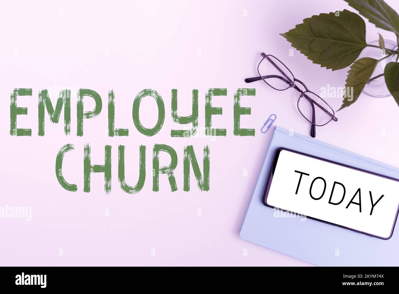 Conceptual display Employee Churn. Business idea rate of change of ...