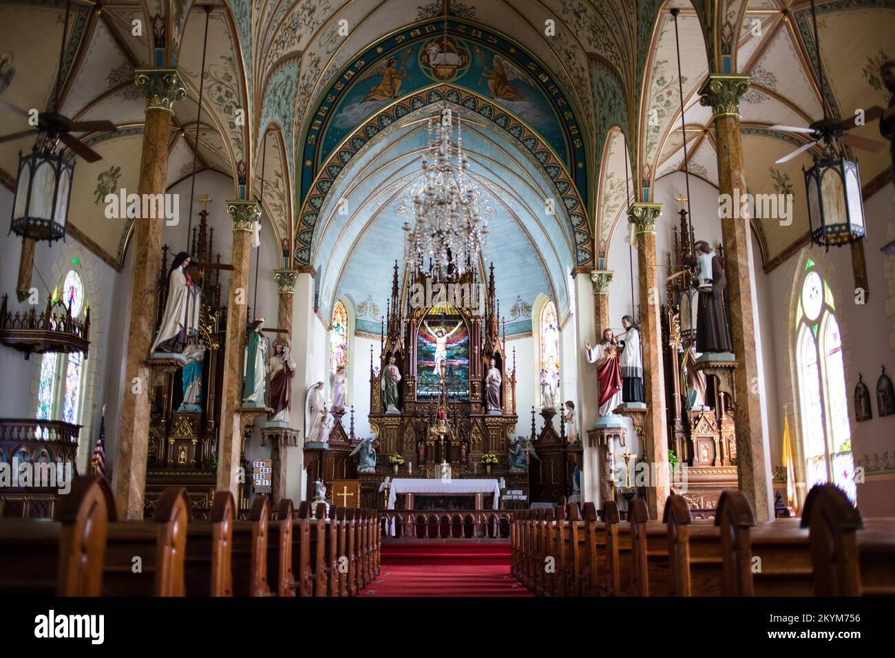 Schulenberg Painted Churches in Central Texas Stock Photo - Alamy