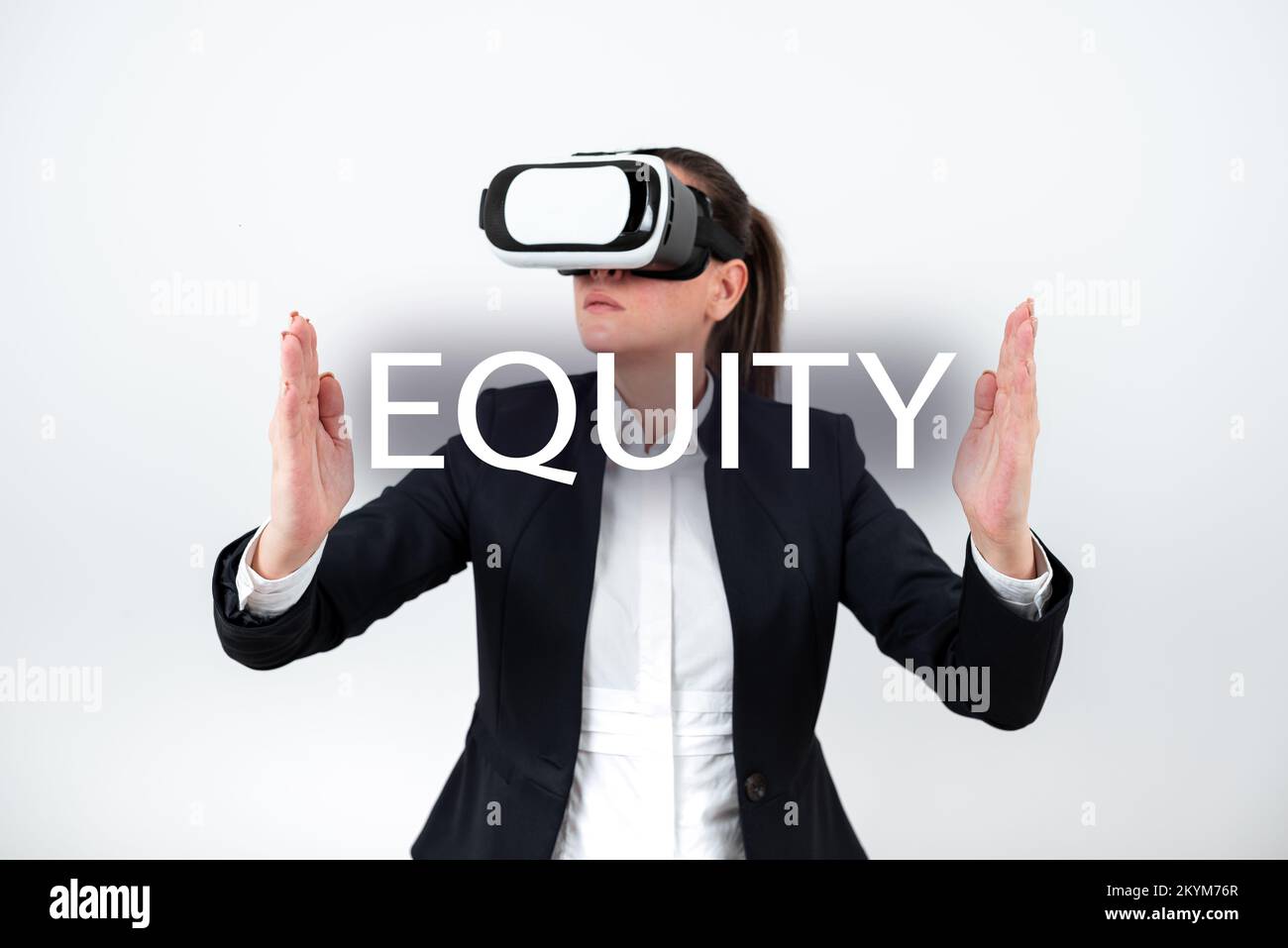 Writing displaying text Equity. Internet Concept quality of being fair ...