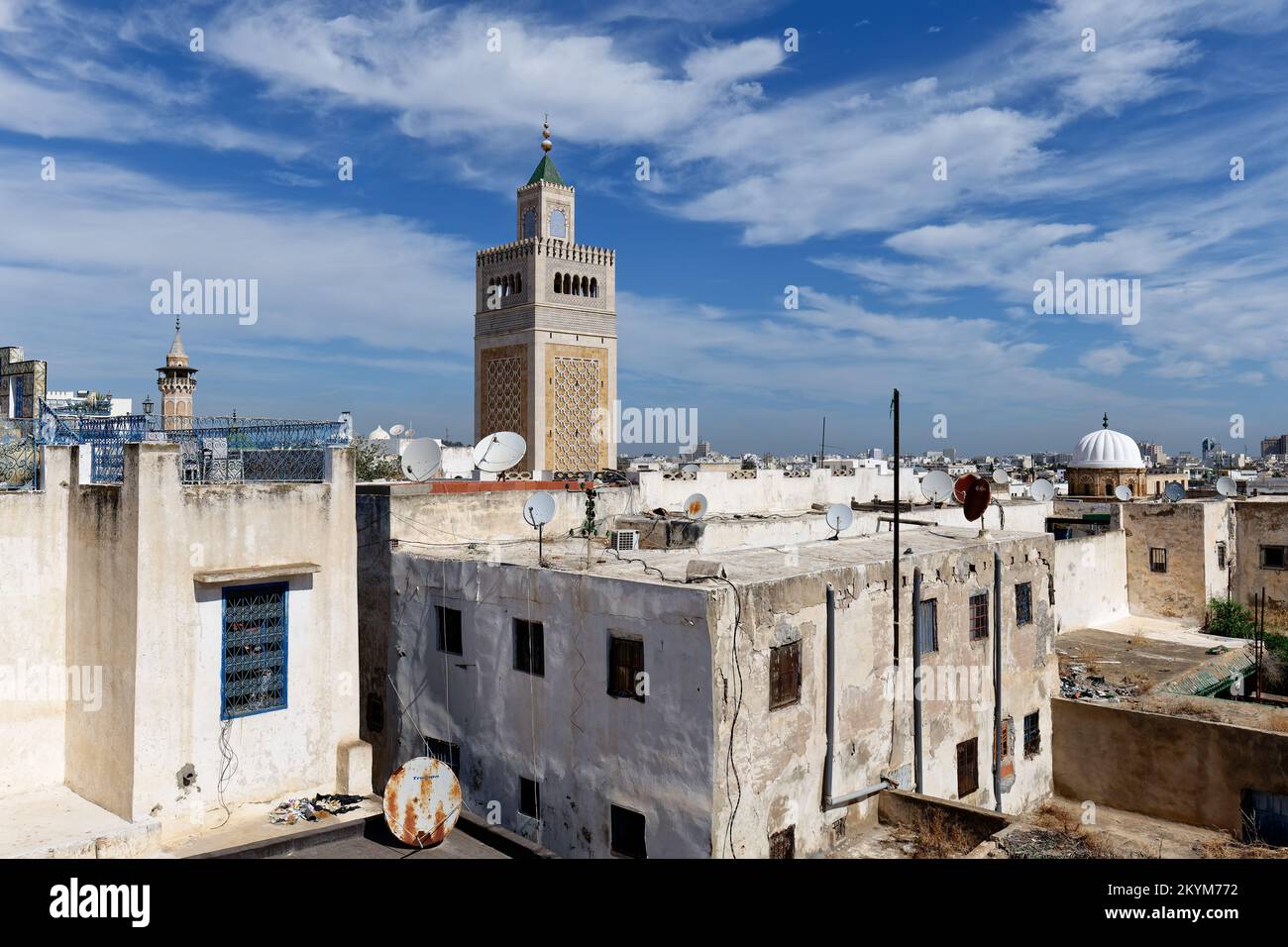 View of the Old Medina of Tunis, Around 700 monuments, including ...