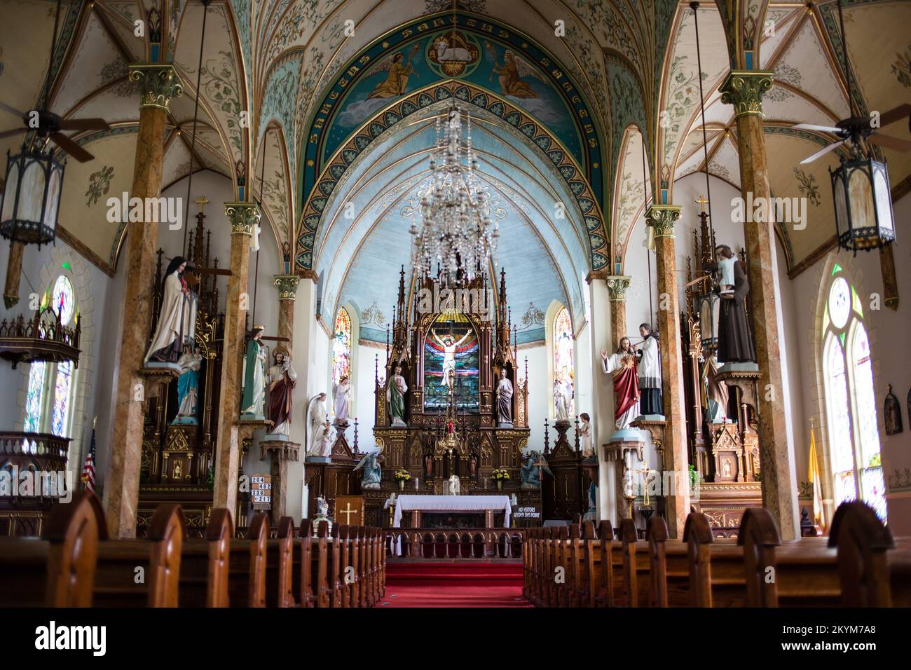 Schulenberg Painted Churches in Central Texas Stock Photo - Alamy