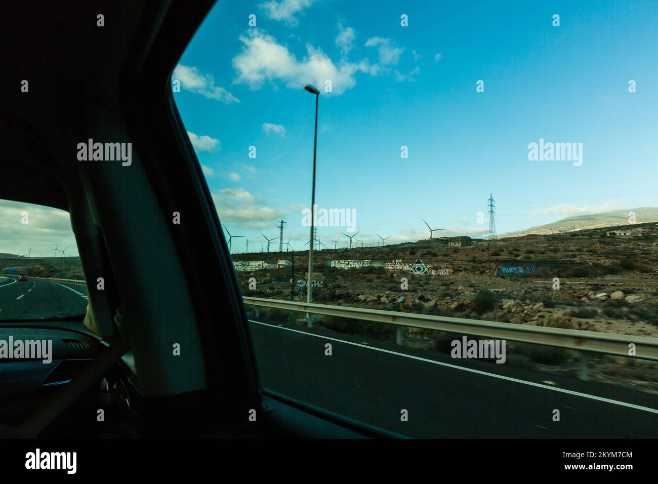 Wind turbine power generator at twilight Stock Photo - Alamy