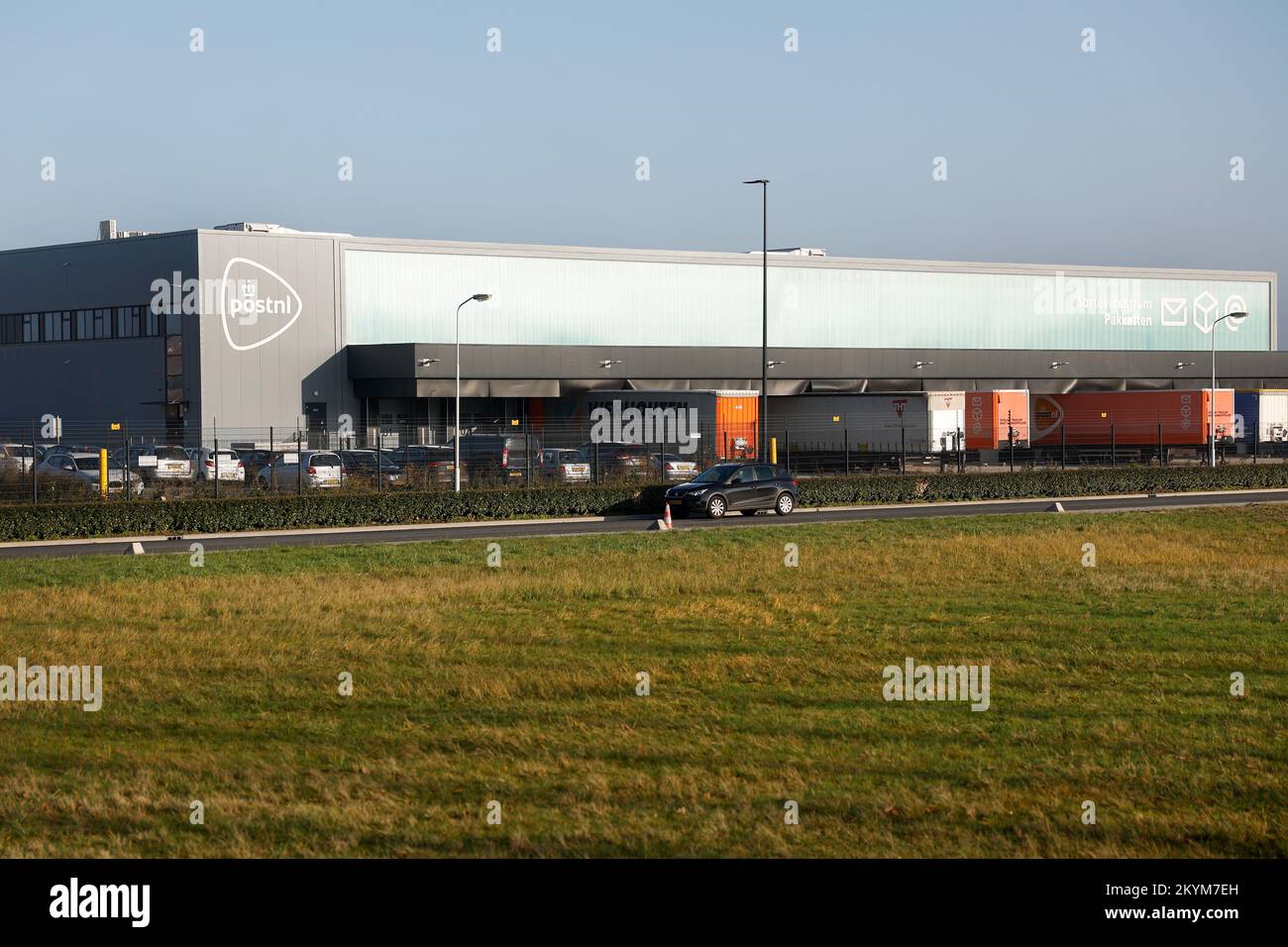 WESTZAAN - Exterior of the PostNL distribution center in Westzaan. ANP ...