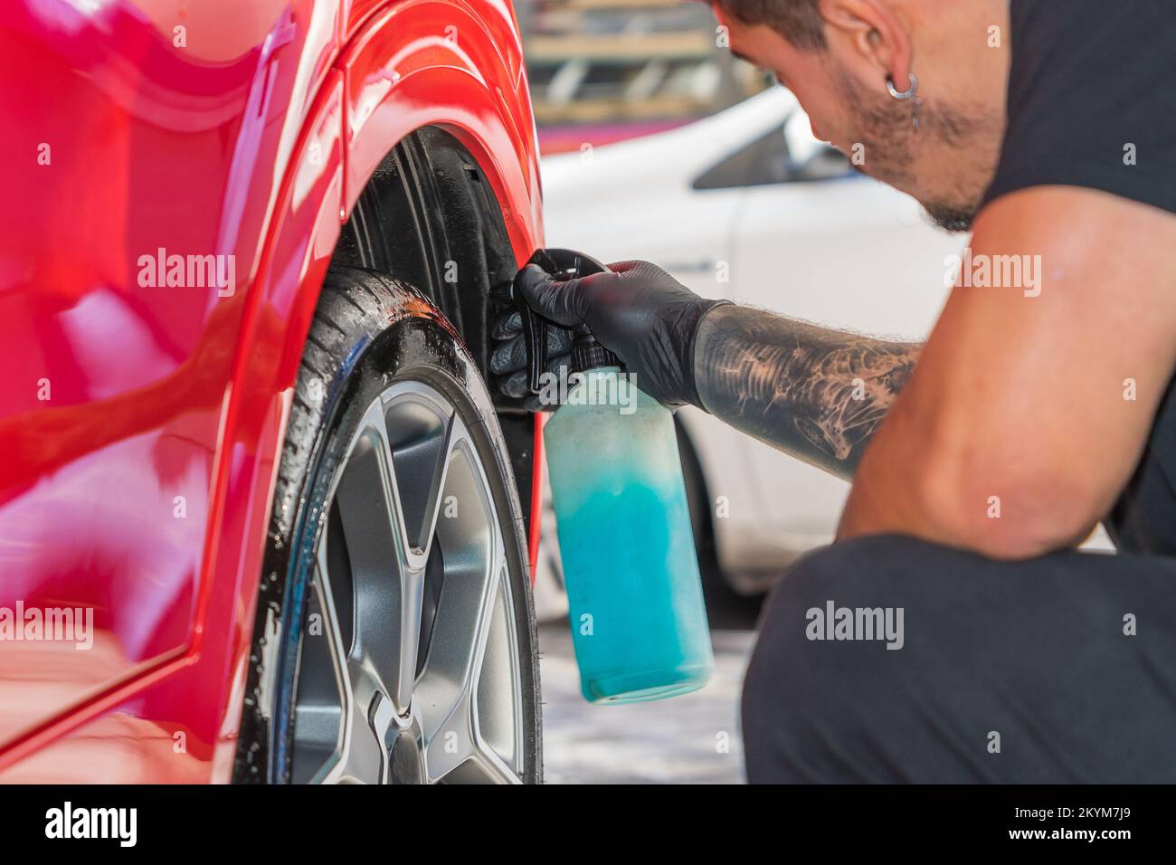 Spray work hi-res stock photography and images - Alamy