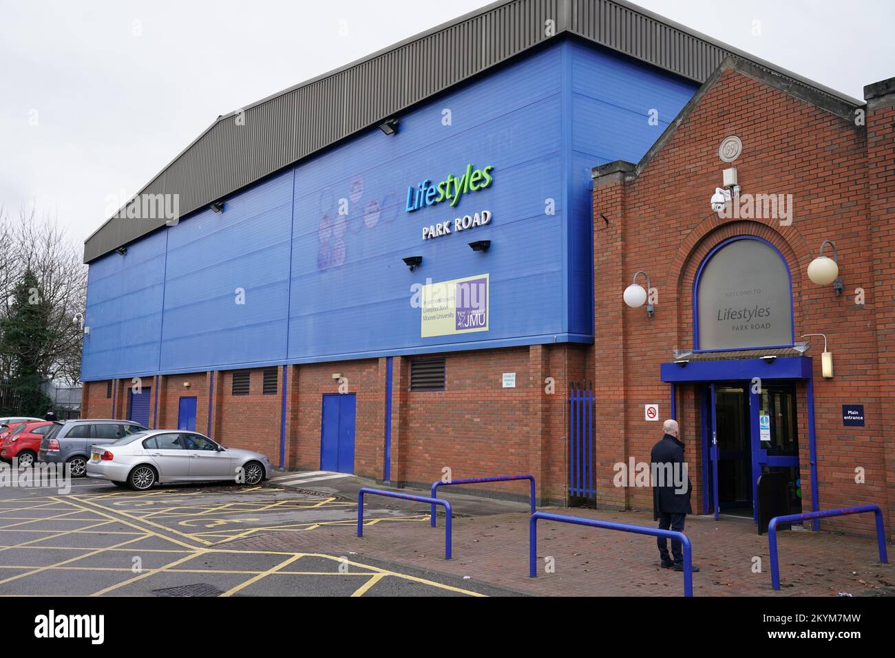 Entrance to Park Road Sports Centre. Toxteth Liverpool Stock Photo - Alamy