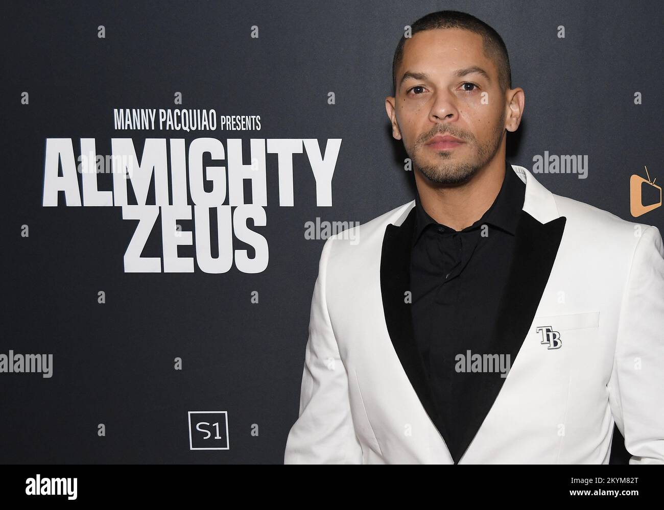 Peter Laboy arrives at the ALMIGHTY ZEUS Premiere held at the AMC ...