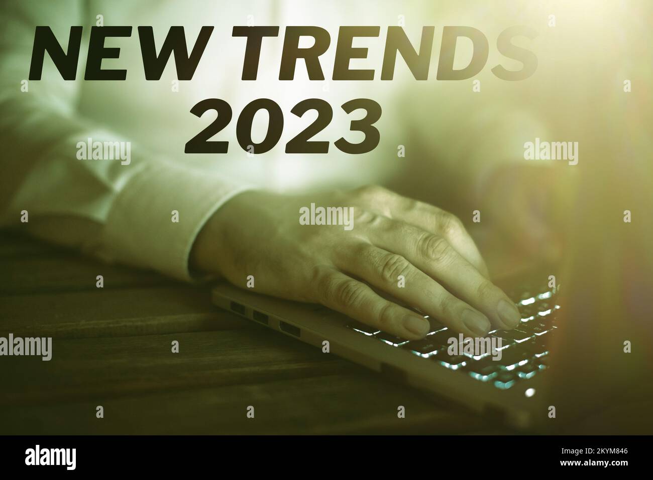 Conceptual display New Trends 2023. Word Written on general direction ...