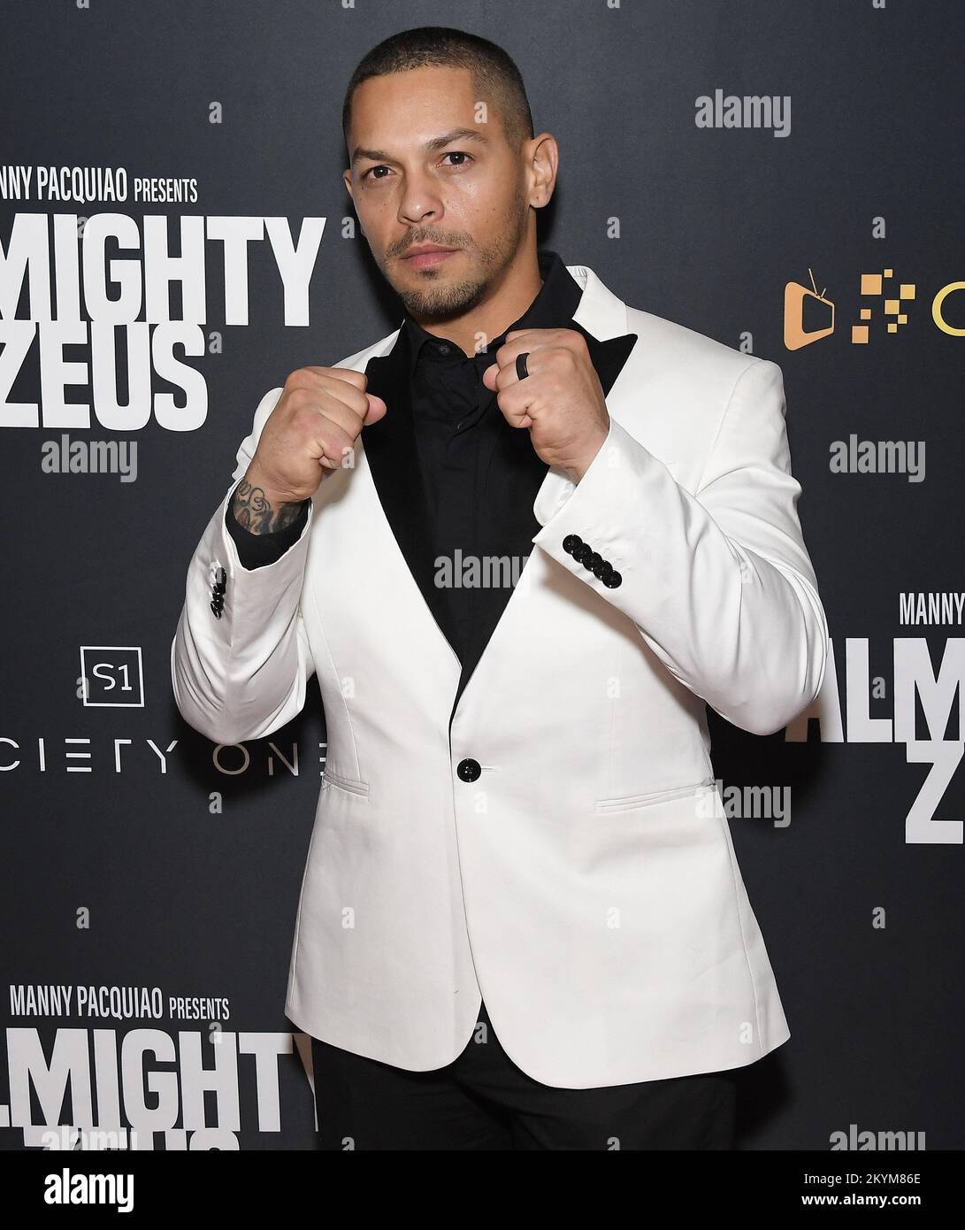 Peter Laboy arrives at the ALMIGHTY ZEUS Premiere held at the AMC ...