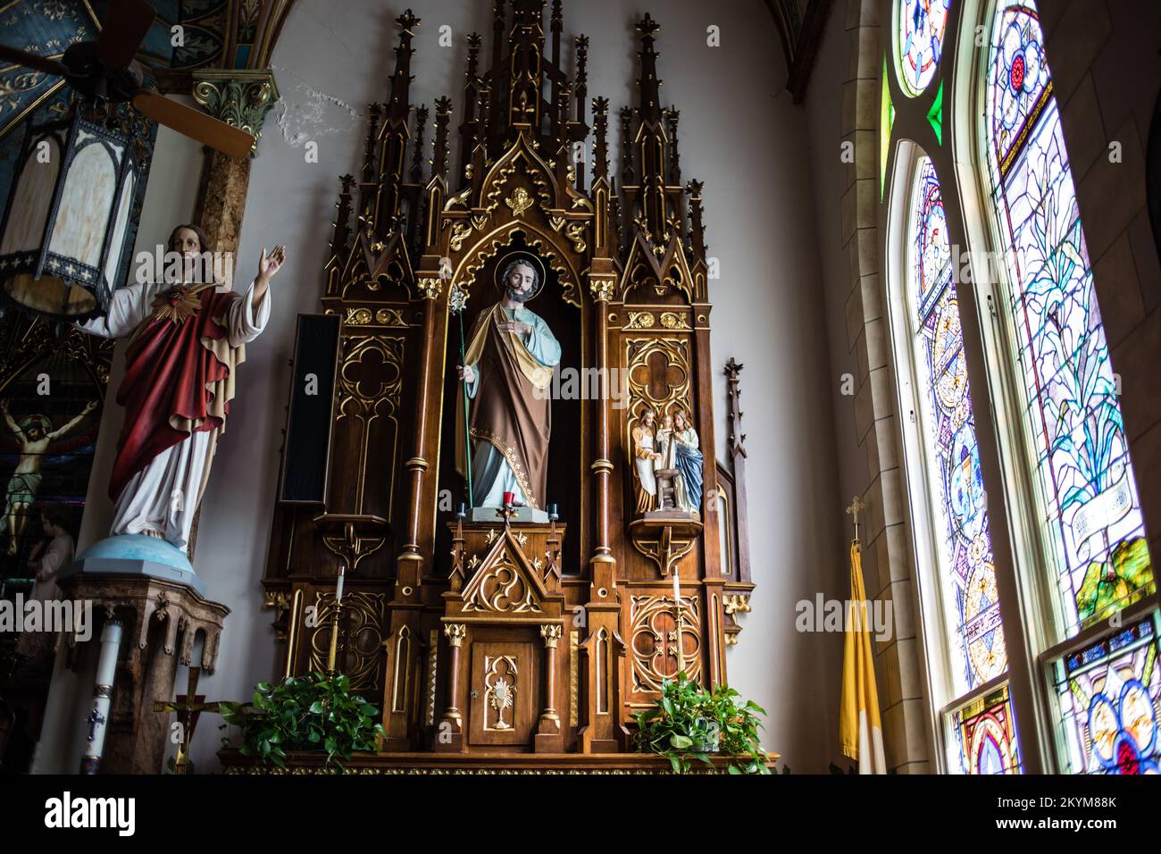 Schulenberg Painted Churches in Central Texas Stock Photo - Alamy