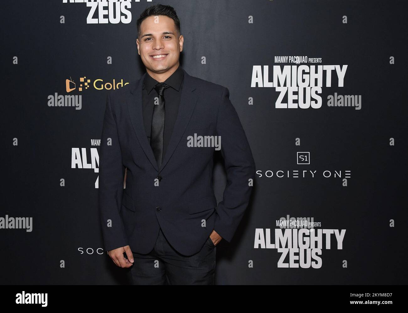 Julio Domenech arrives at the ALMIGHTY ZEUS Premiere held at the AMC Americana at Brand 18 in ...