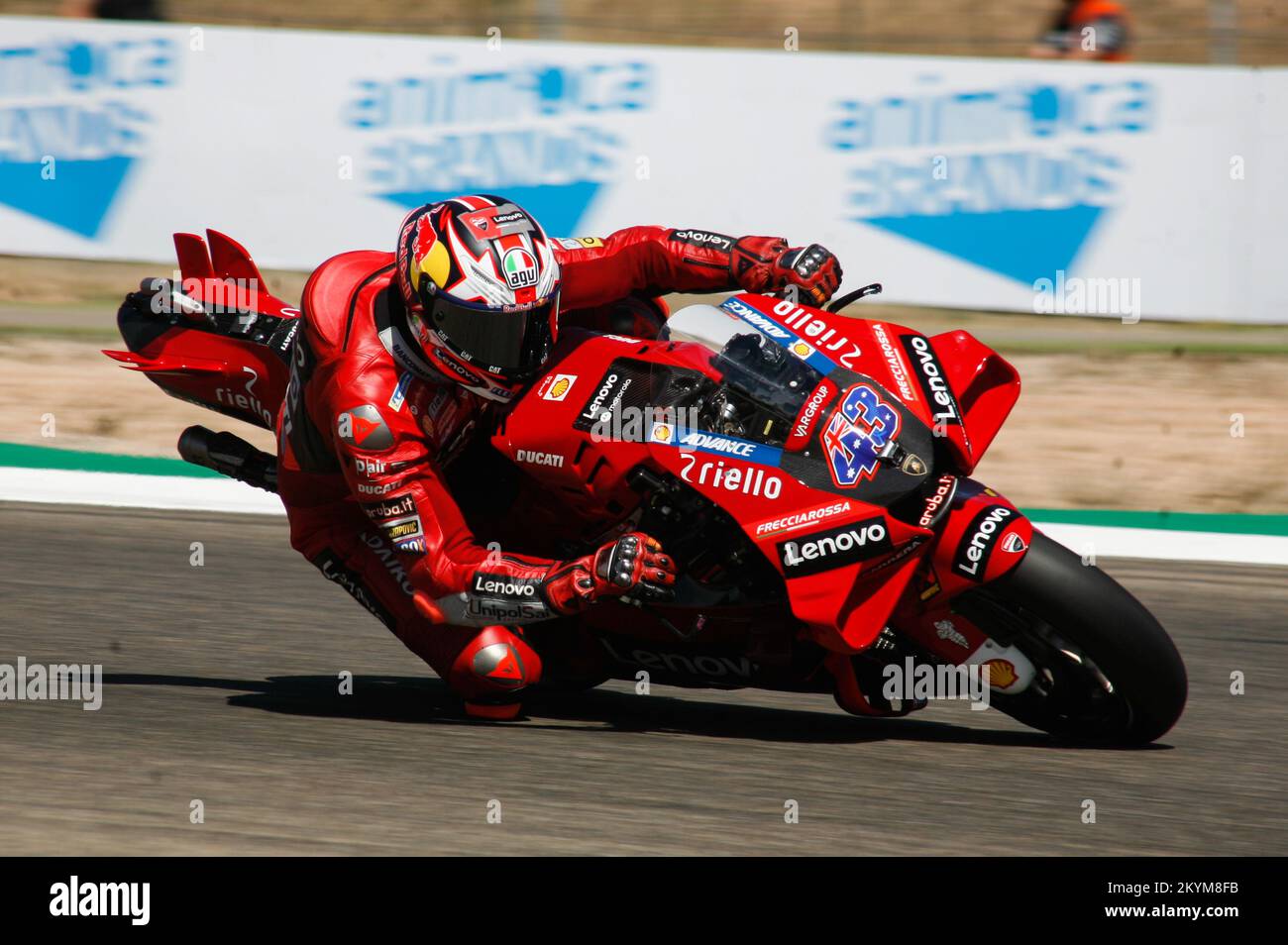 Jack Miller during qualifying of the 2022 Animoca Brands Aragon GP ...