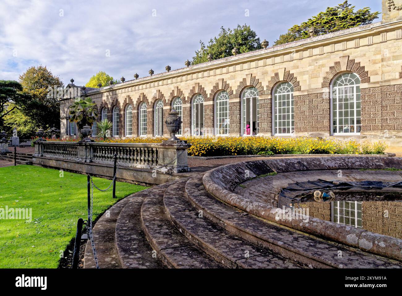 The 18th Century Orangery at Margam Country Park. Margam Country Park ...