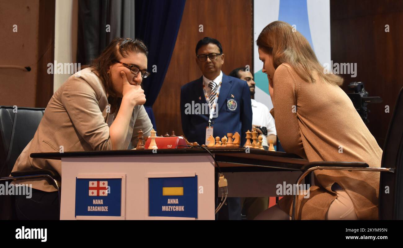 Kolkata, India. 01st Dec, 2022. Ukraine's Anna Ushenina wins against ...