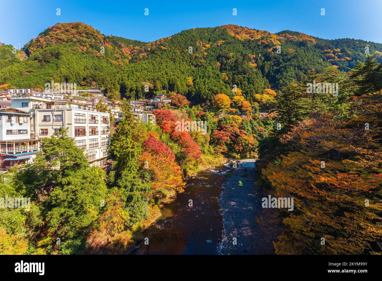 Okutama lake and town hi-res stock photography and images - Alamy