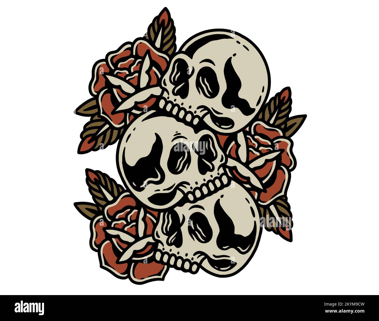 Old school traditional wallpapers tattoo inspired cool graphic design ...