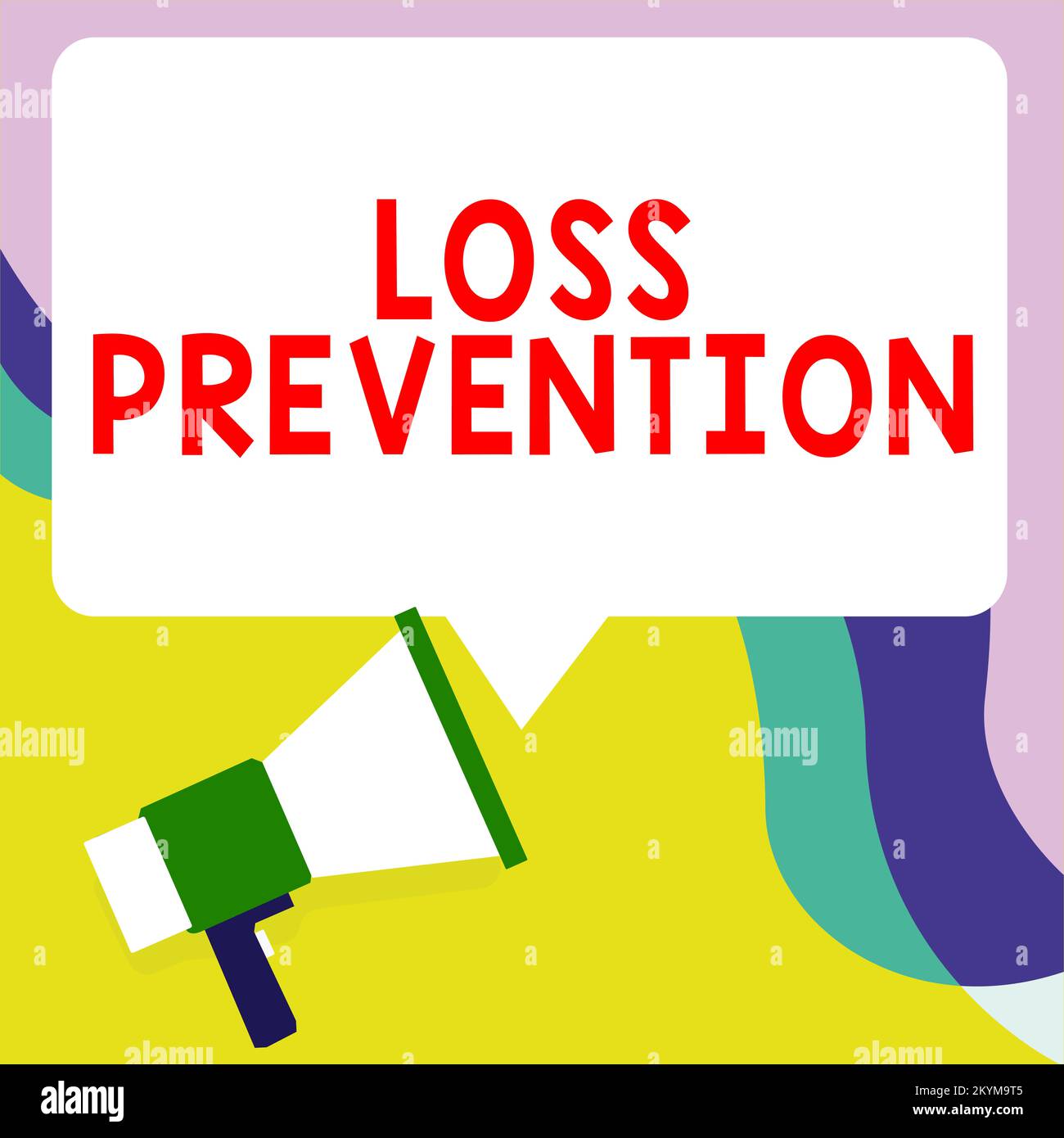 Text sign showing Loss Prevention. Concept meaning the fact that you no ...