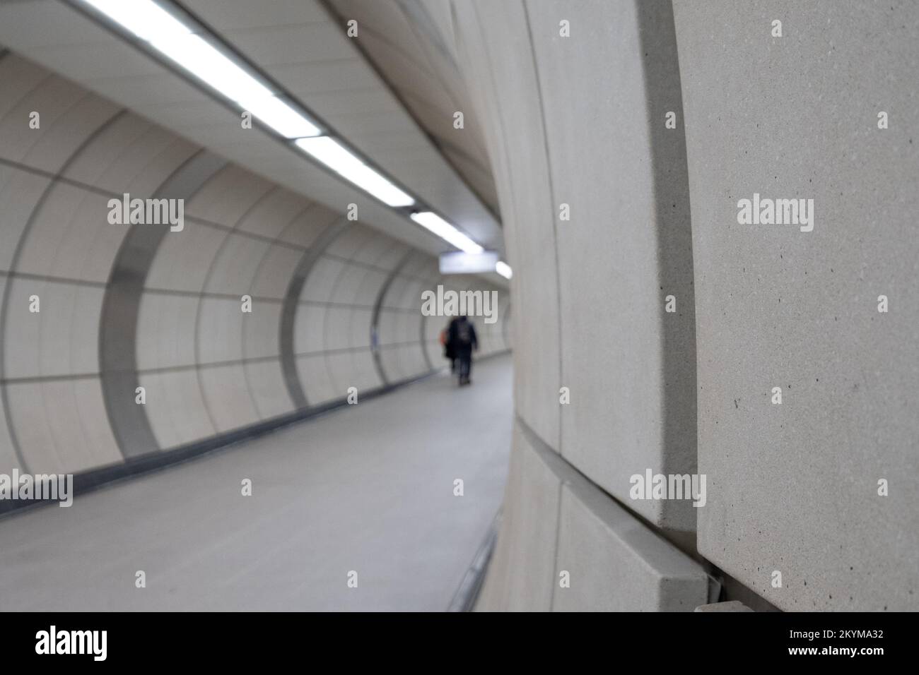 The newly opened Elizabeth Line London underground train station at ...