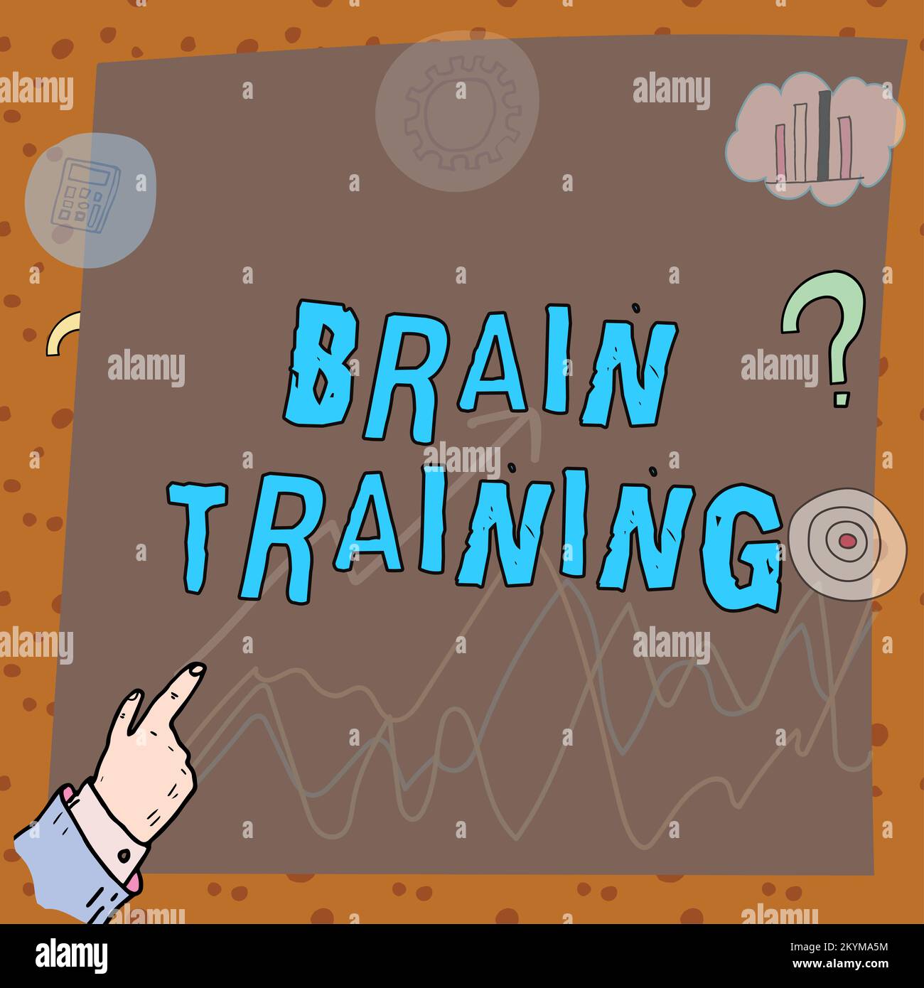 Writing displaying text Brain Training. Business showcase mental ...