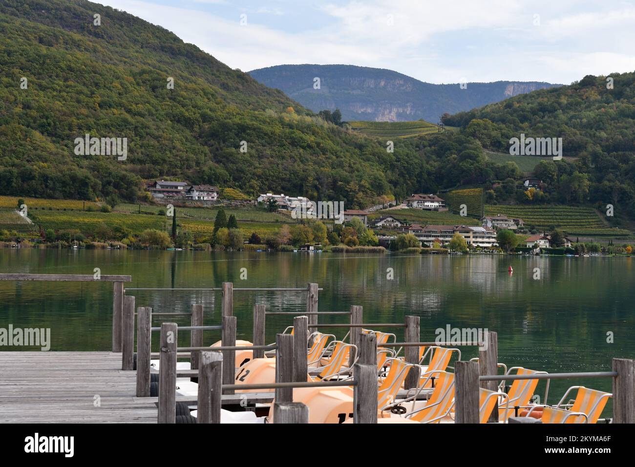 Lago di Caldaro Stock Photo - Alamy