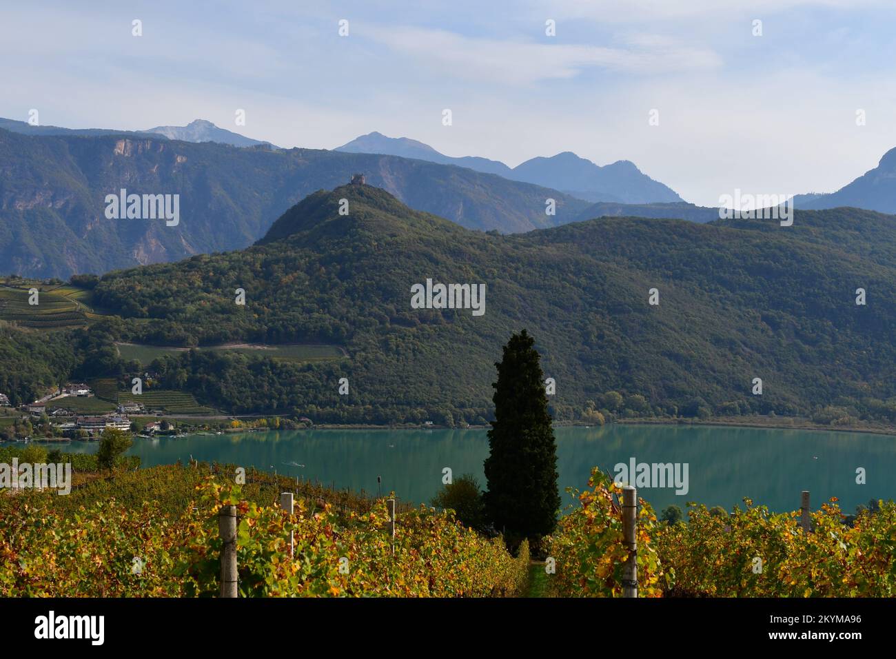 Lago di Caldaro Stock Photo - Alamy