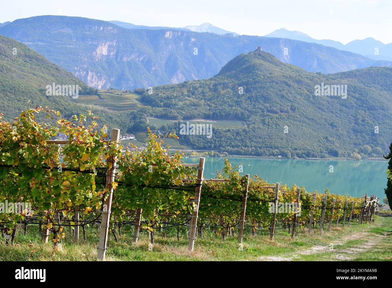 Lago di Caldaro Stock Photo - Alamy