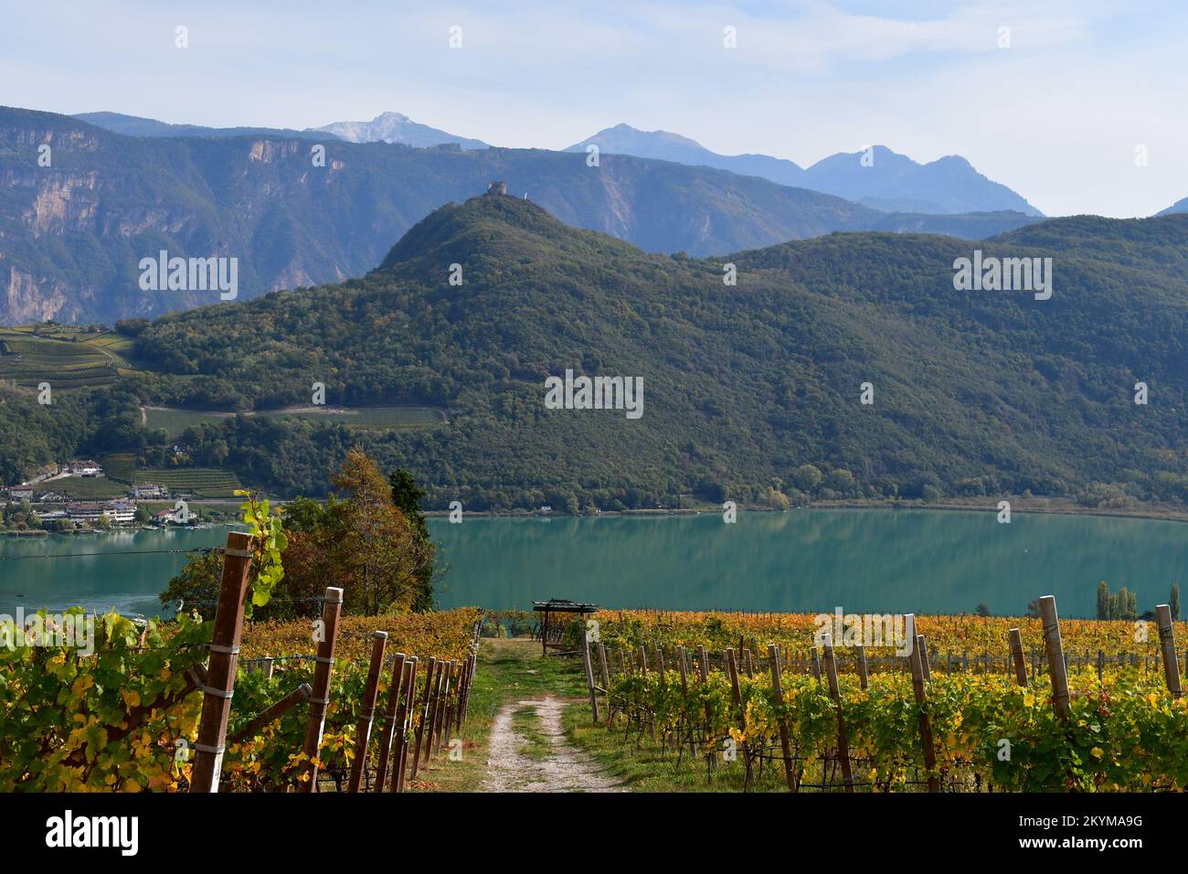 Lago di Caldaro Stock Photo - Alamy
