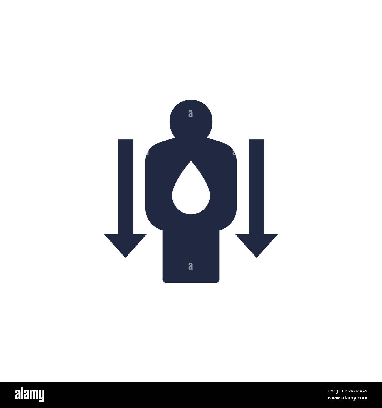 Man dehydration Stock Vector Images - Alamy