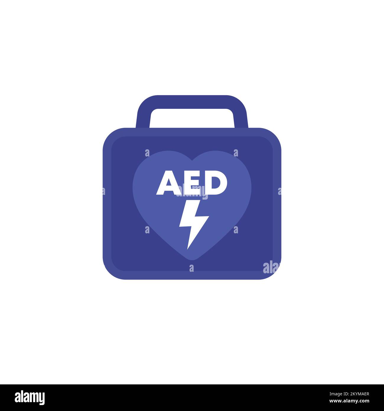 Automated external defibrillator aed Stock Vector Images - Alamy