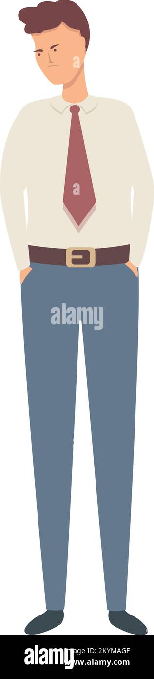 Marketing director icon cartoon vector. Commercial manager. Business ...