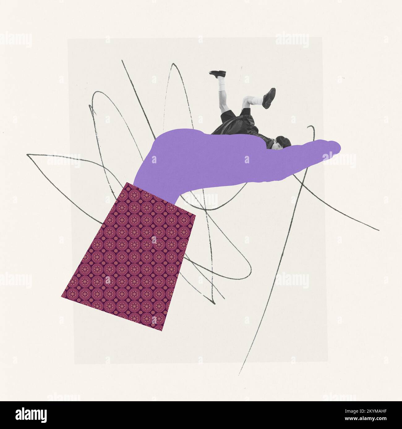 Powerless concept, illustration hi-res stock photography and images - Alamy