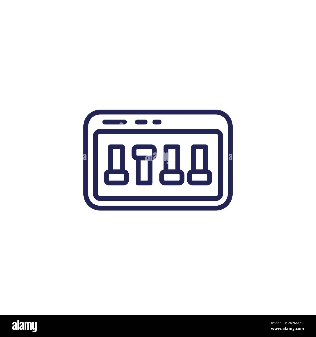 Electric switch board Stock Vector Images - Alamy