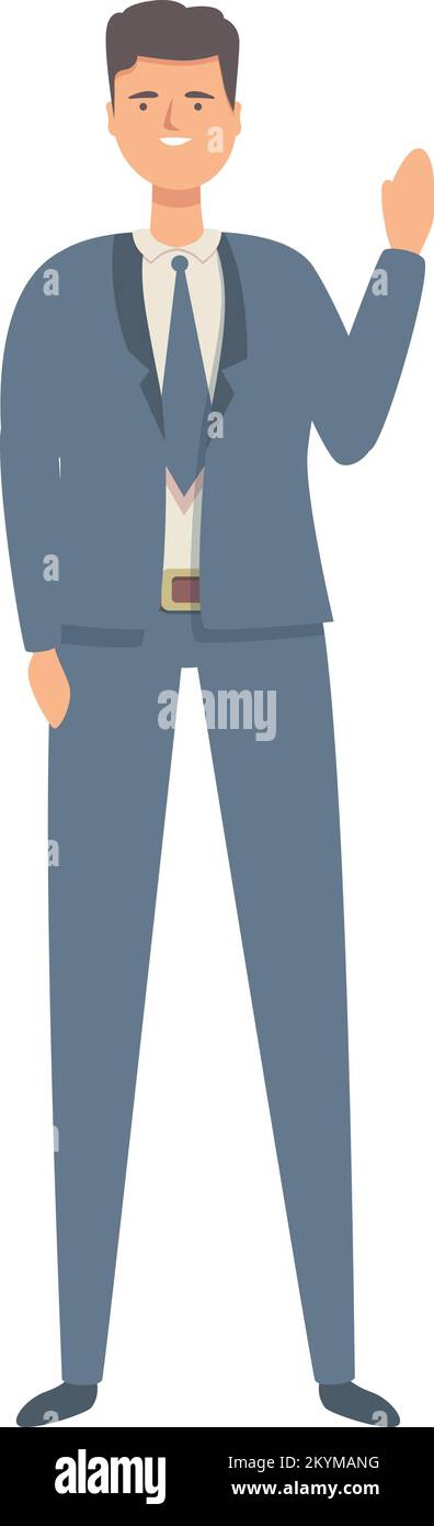 Movie media manager icon cartoon vector. Commercial director. Marketing ...