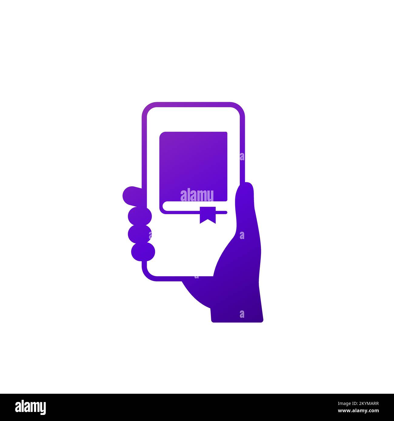 book reader app vector icon Stock Vector Image & Art - Alamy