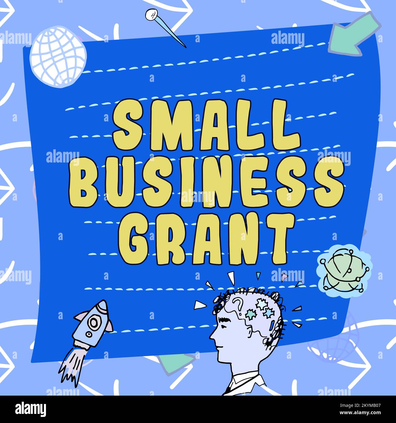Text showing inspiration Small Business Grant. Concept meaning an ...