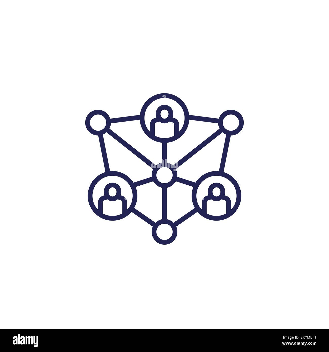 holacracy line icon on white Stock Vector Image & Art - Alamy