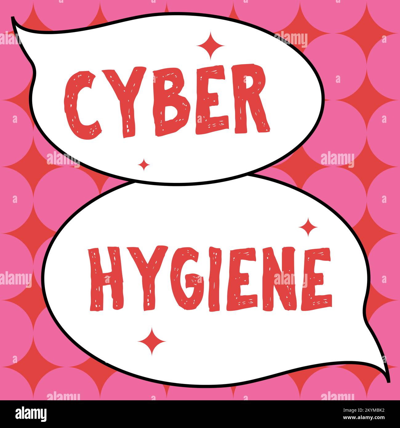 Sign displaying Cyber Hygiene. Internet Concept steps that computer ...