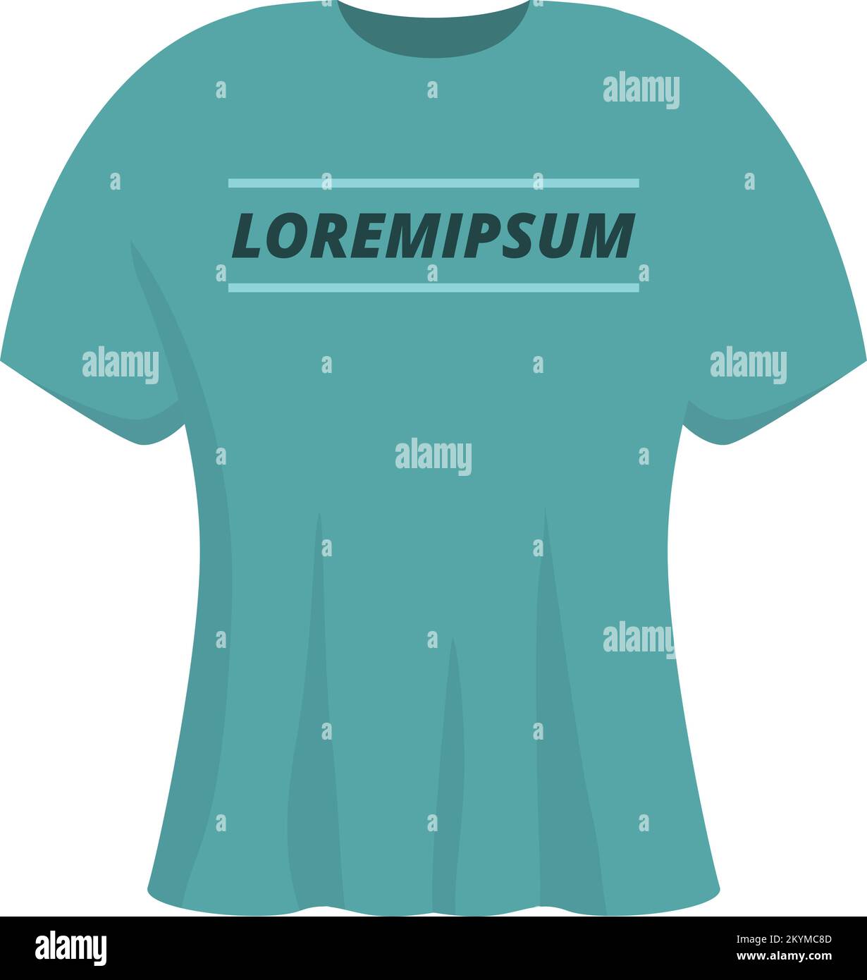 Wear tshirt icon cartoon vector. Fashion cotton. Sport front Stock ...