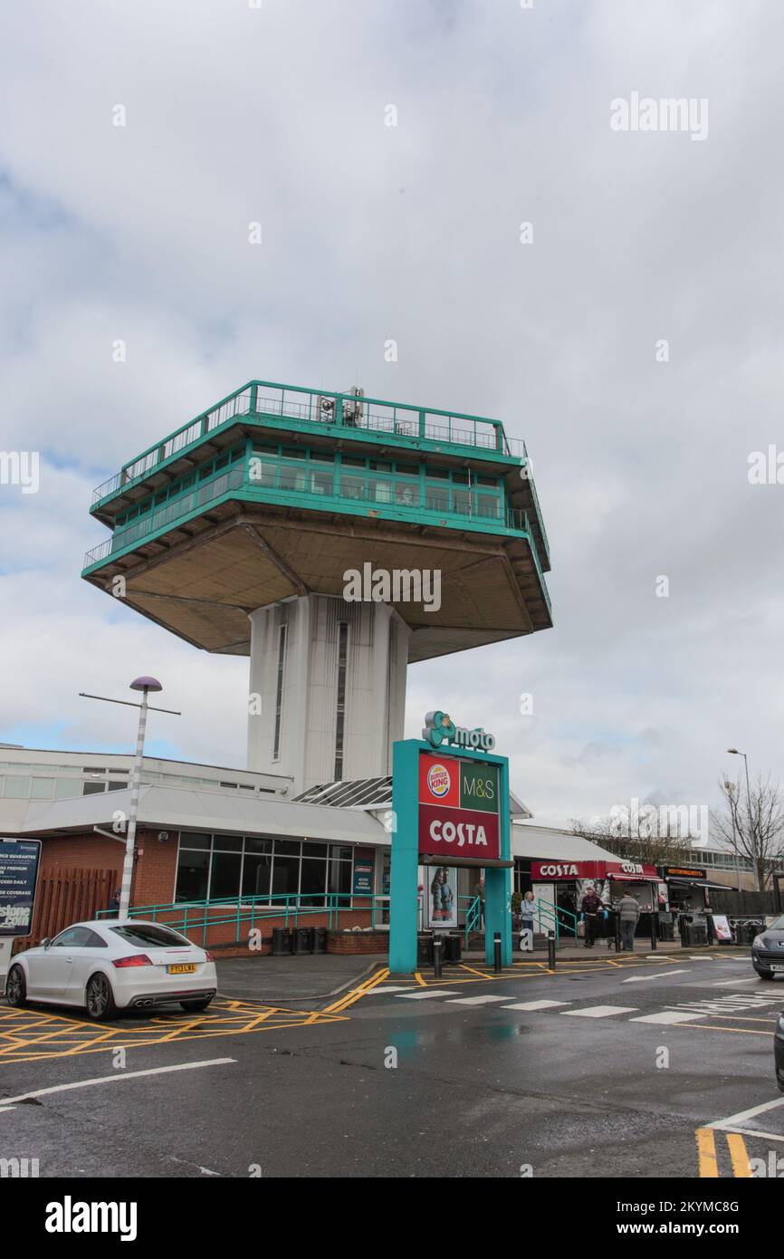 Travelodge & Moto Service Area, M6 Motorway, Northbound J32/33, White ...