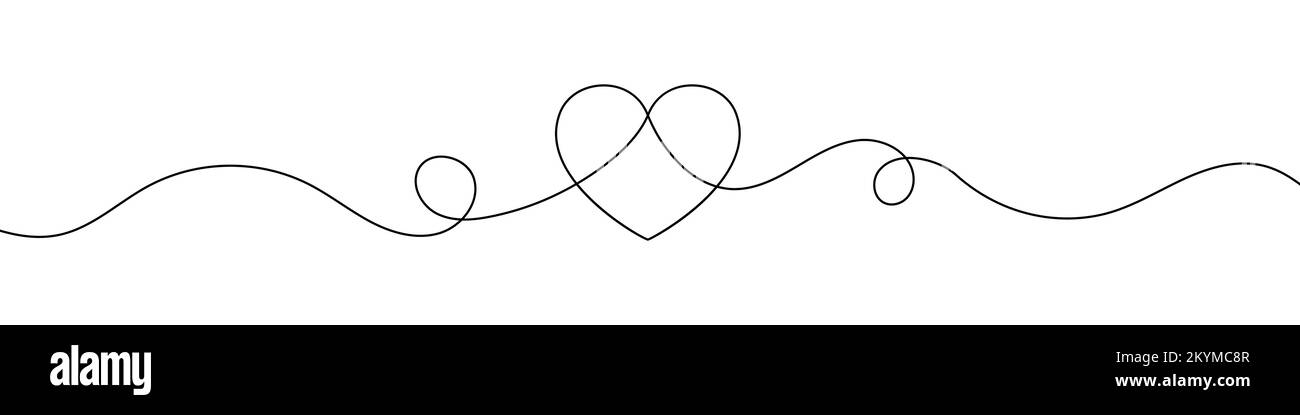 Fancy Underline Hearts