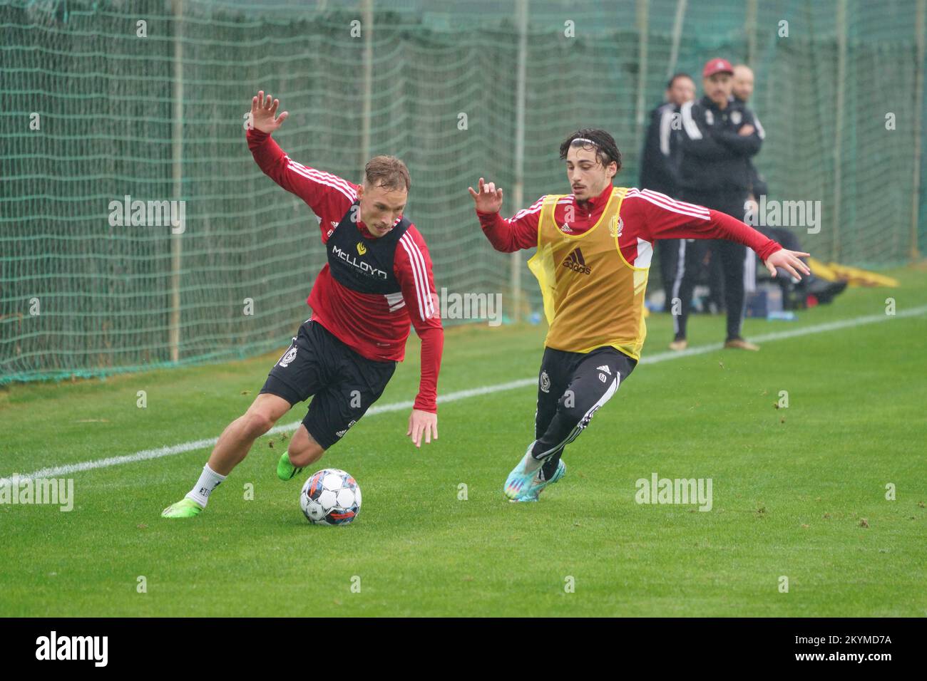 Standard's Jacob Barrett Laursen and Standard's Cihan Canak pictured in ...