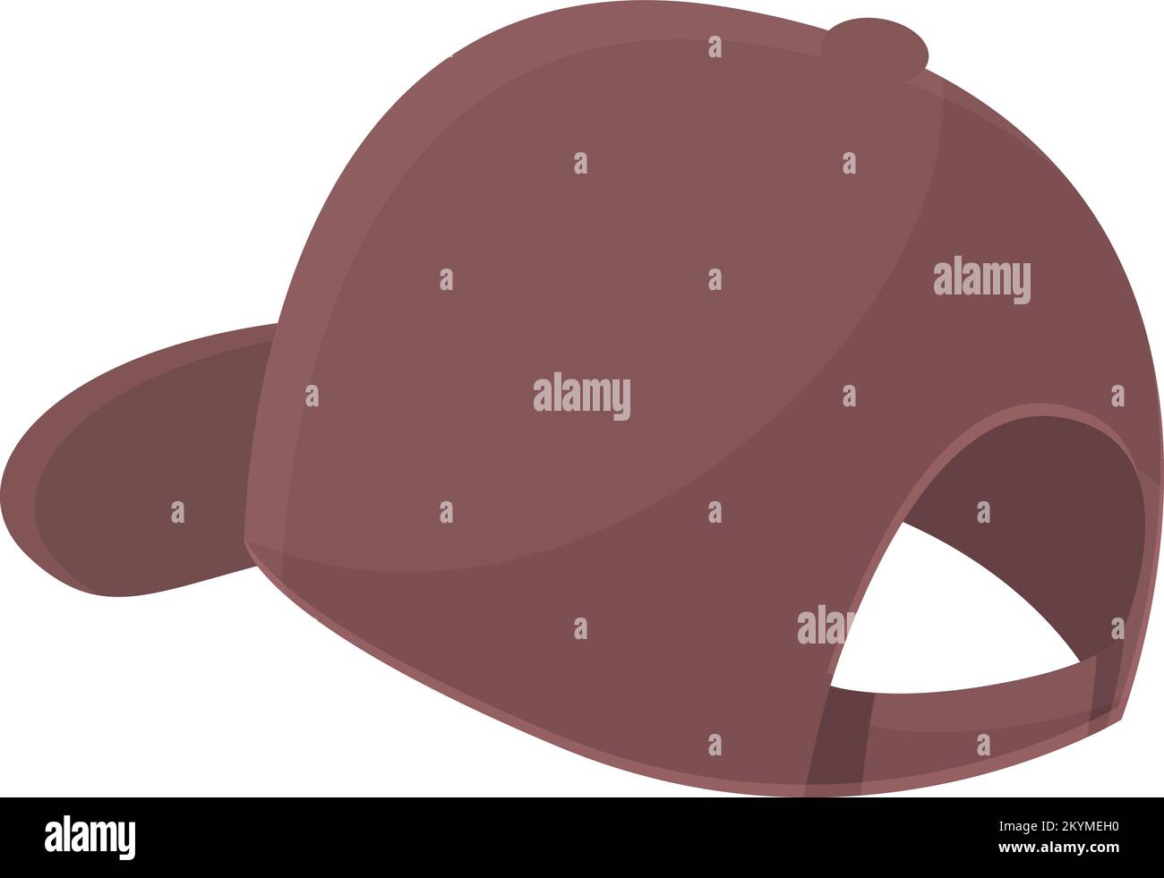 Snap back cap Stock Vector Images - Alamy