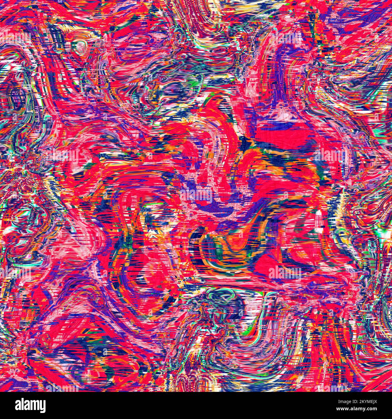 Vibrant pink distortion pattern. Bright colorful kitsch wallpaper for ...