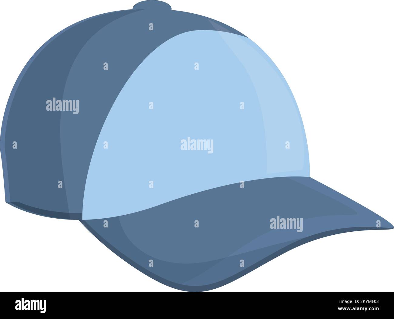 New cap icon cartoon vector. Uniform view. Baseball hat Stock Vector ...
