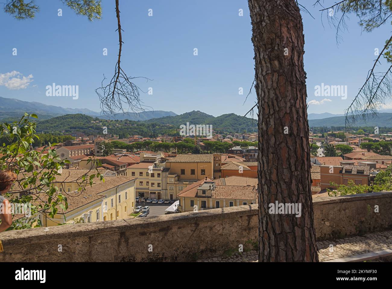 sora frosinone italia europa vista dall'alto dalla chiesa di sant ...