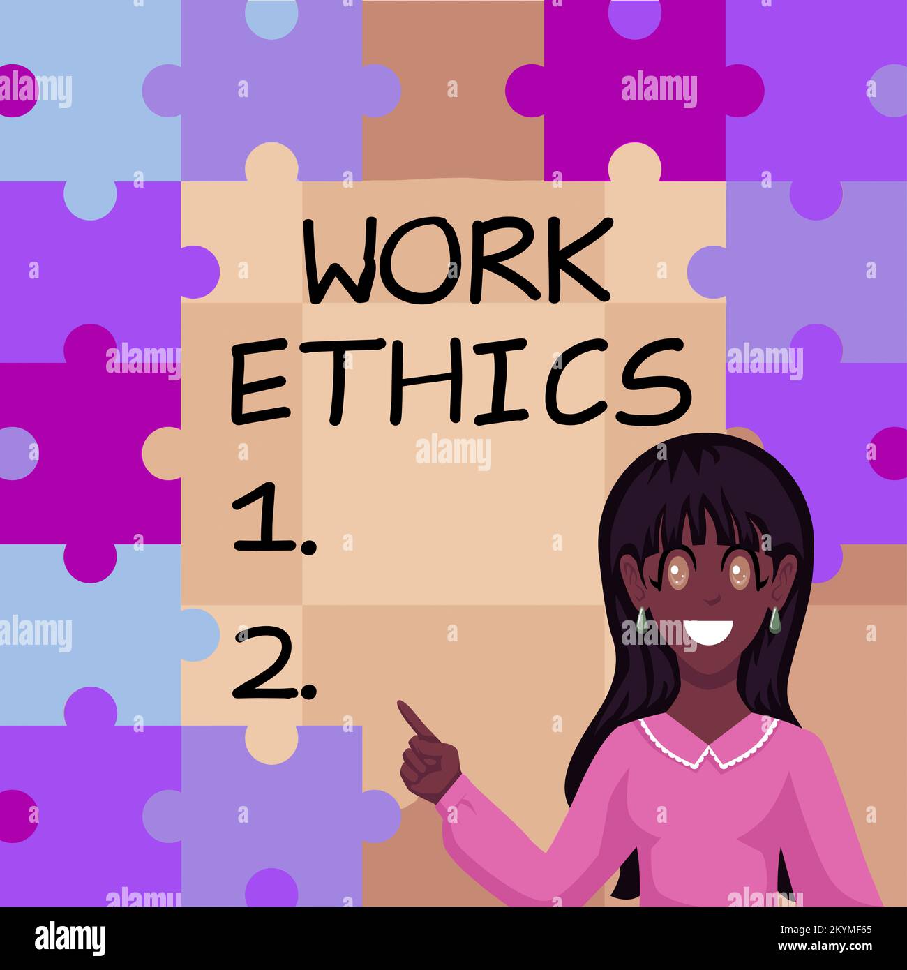 Handwriting text Work Ethics. Word Written on A set of values centered ...