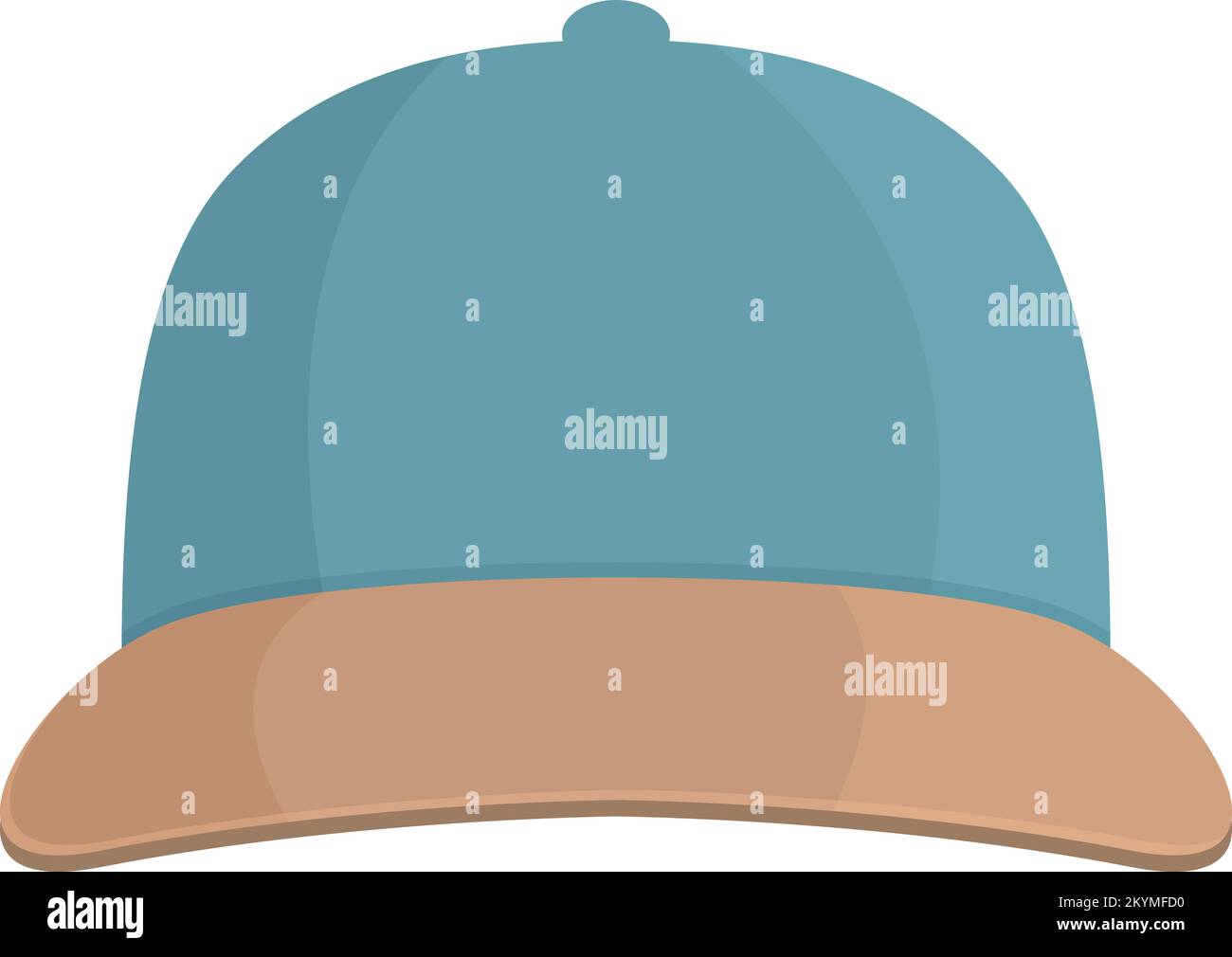 Baseball hat icon cartoon vector. Template hat. Uniform fashion Stock ...