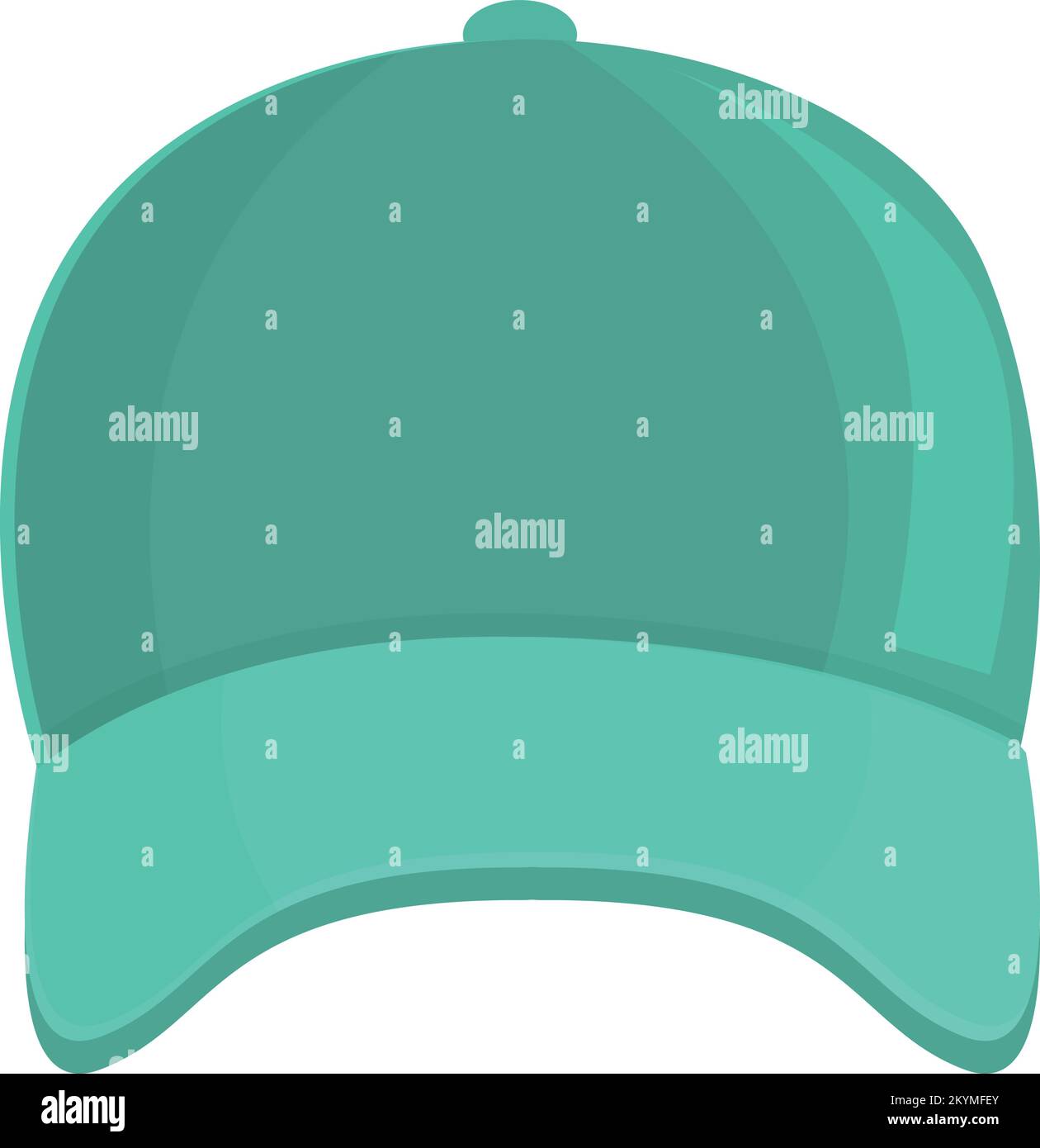 Cool cap icon cartoon vector. Front design. View cap Stock Vector Image ...