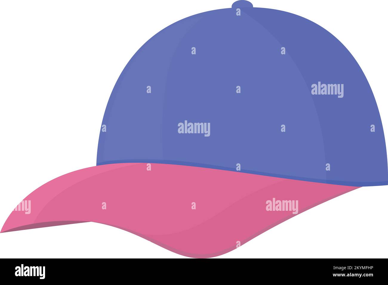 Snap back cap Stock Vector Images - Alamy