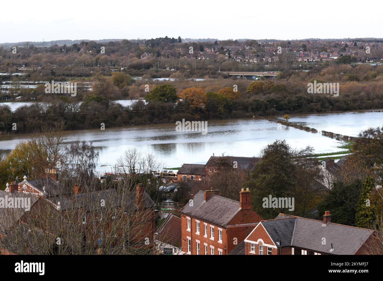 Flooding from the river soar near mountsorrel Stock Photo - Alamy