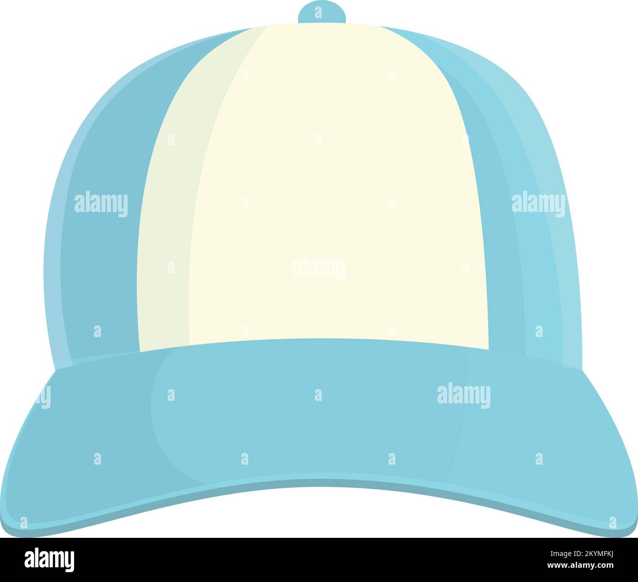 Blue white trucker hat Stock Vector Images - Alamy
